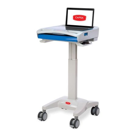 CAPSA SOLUTIONS, LLC Capsa Healthcare M40 Non-Powered Mobile Laptop Cart (1854484) | Zoro